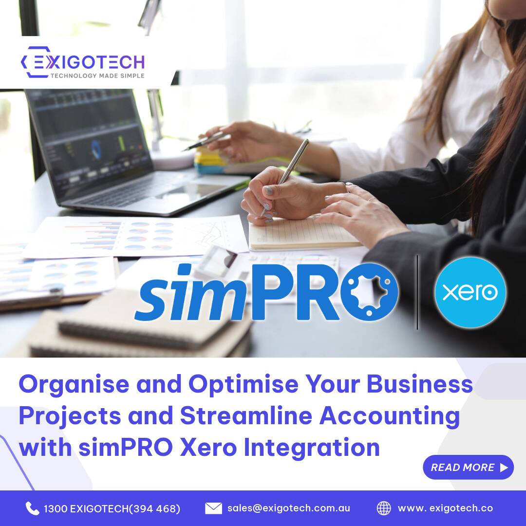Make Cashflow Easy with simPRO Xero Integration- Exigo Tech