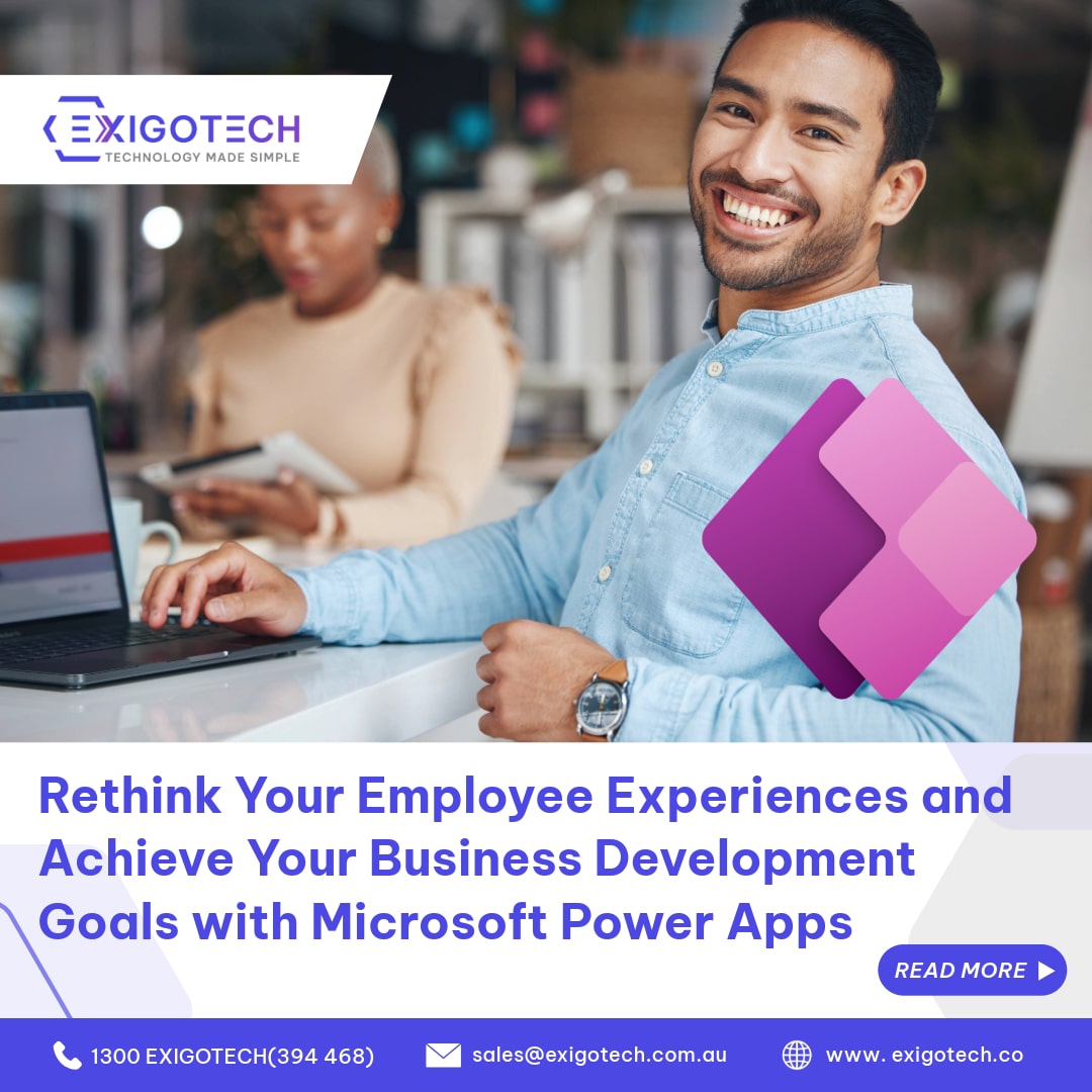Custom application development using Power Apps | Exigo Tech