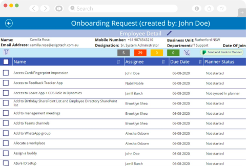 Streamline HR with Onboarding and Offboarding PowerApp