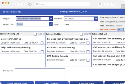 Exigo Tech PH: Timesheet Automation PowerApp Solutions