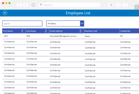 Employee Onboarding & Offboarding PowerApp - Exigo Tech