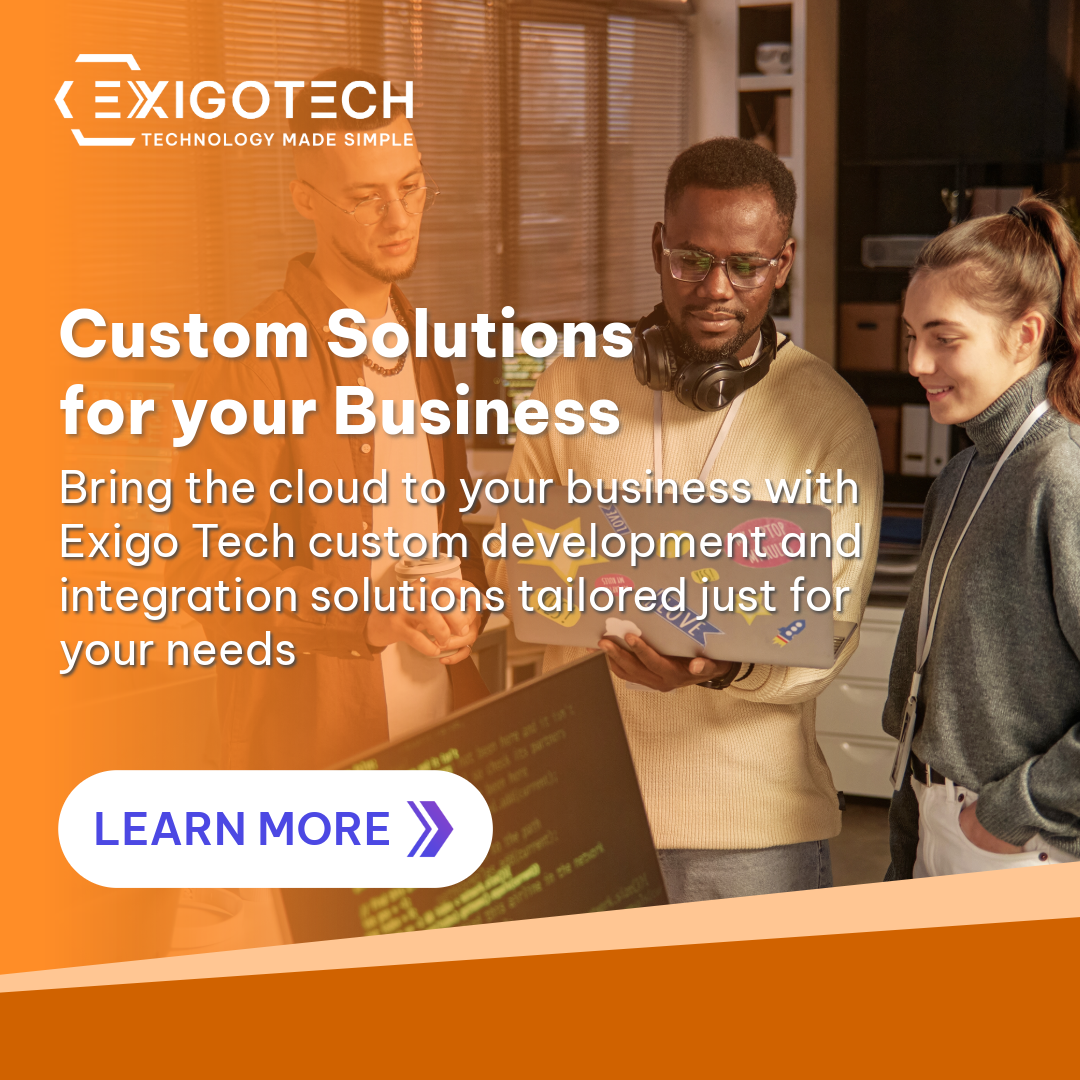 Custom Development and Integration Solutions | Exigo Tech
