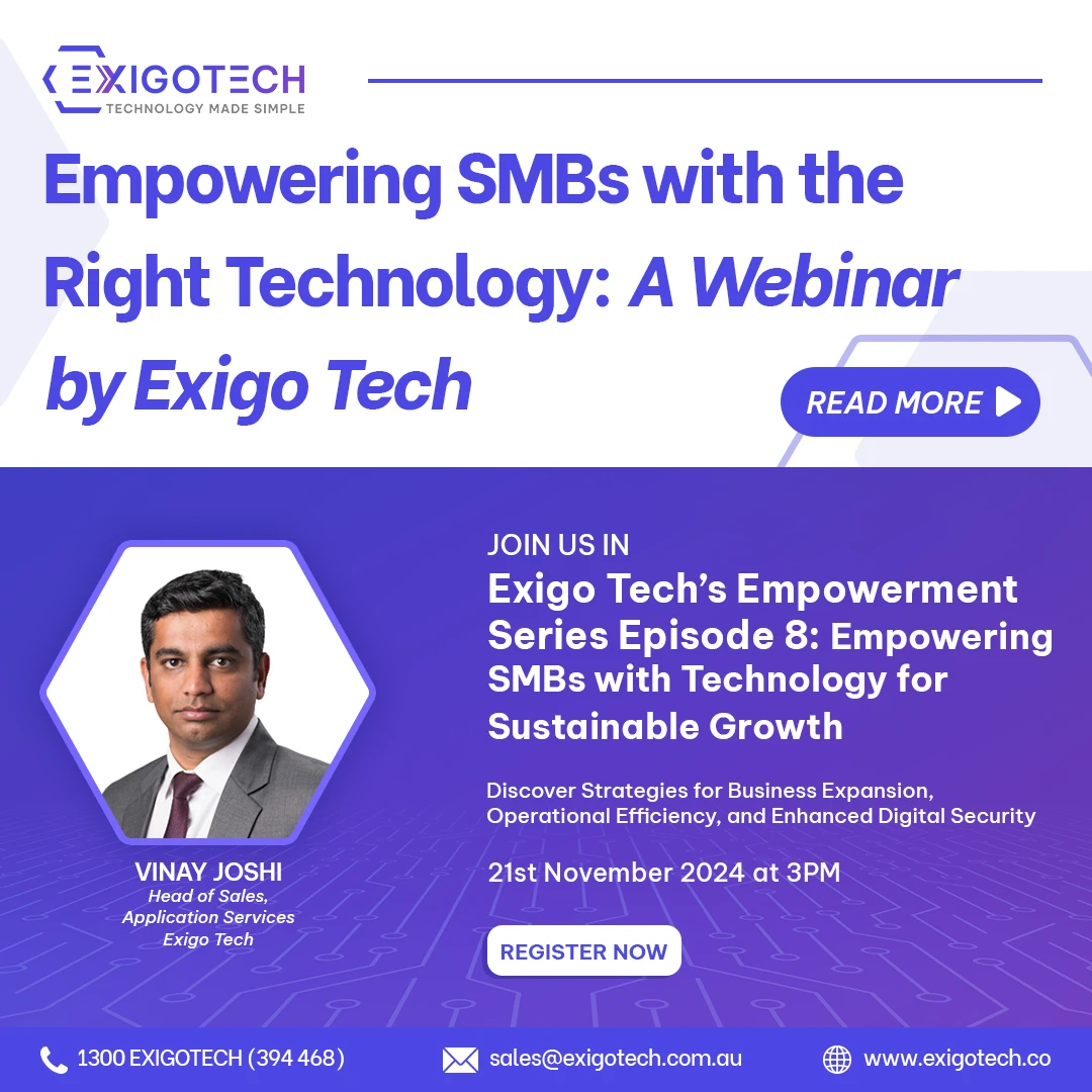 Empowering SMBs with Right Technology | Exigo Tech