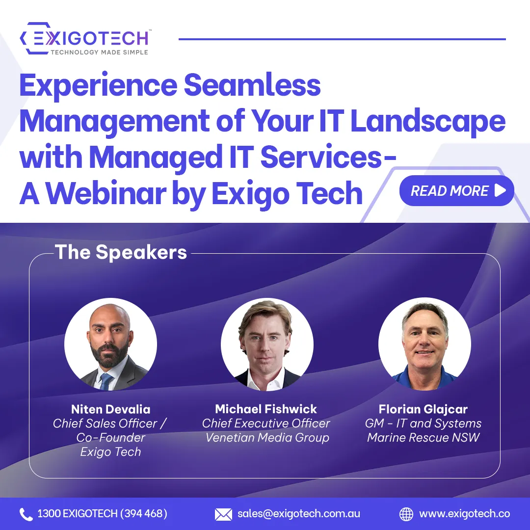 Managed IT Services Webinar – Exigo Tech
