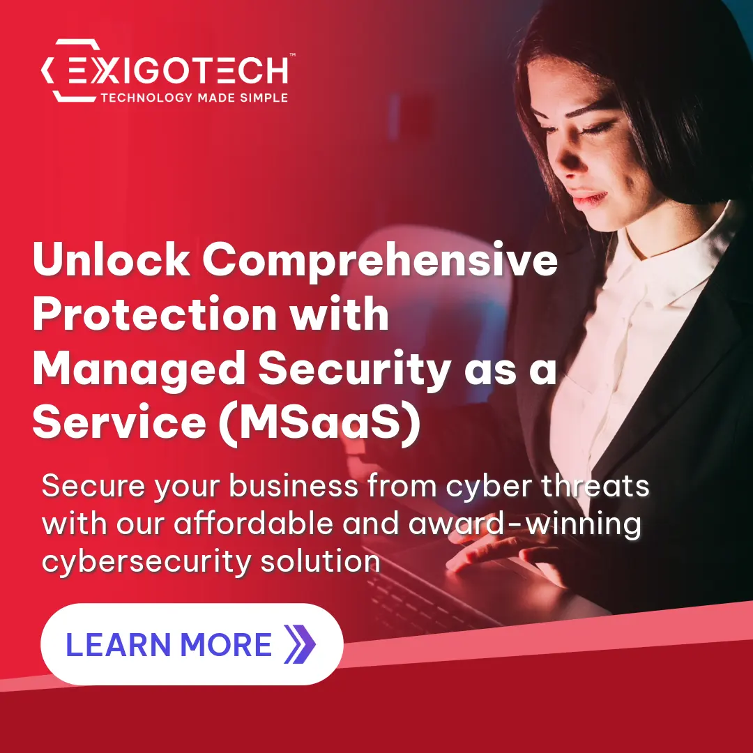 Protect Your SMB with Managed Cybersecurity | Exigo Tech