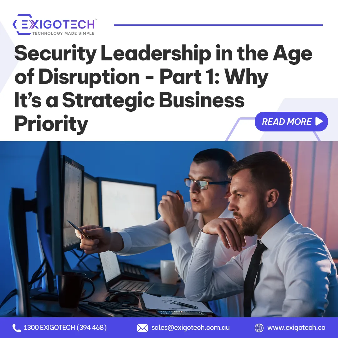 Security Leadership in the Age of Disruption | Part - 1