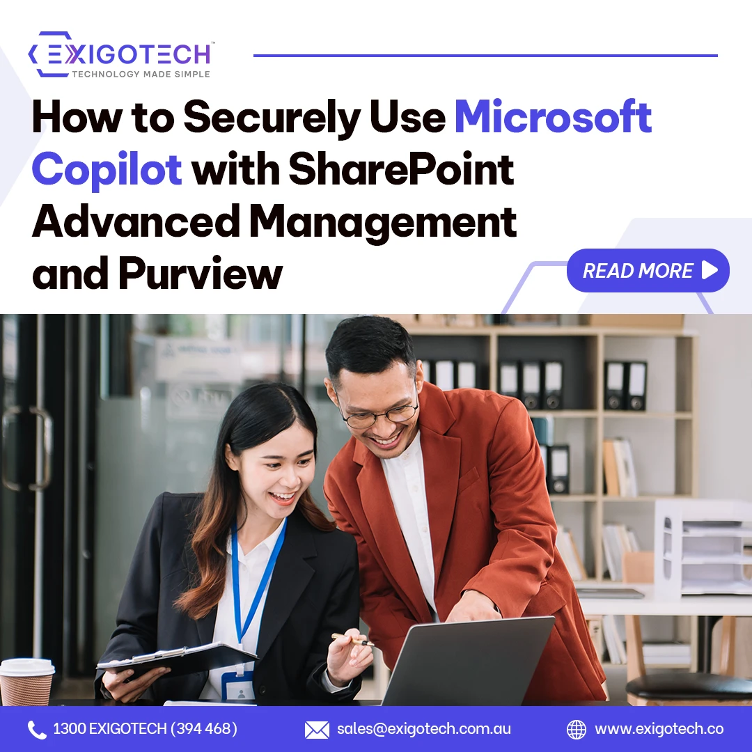 Secure Microsoft Copilot with SAM & Purview - Exigo Tech